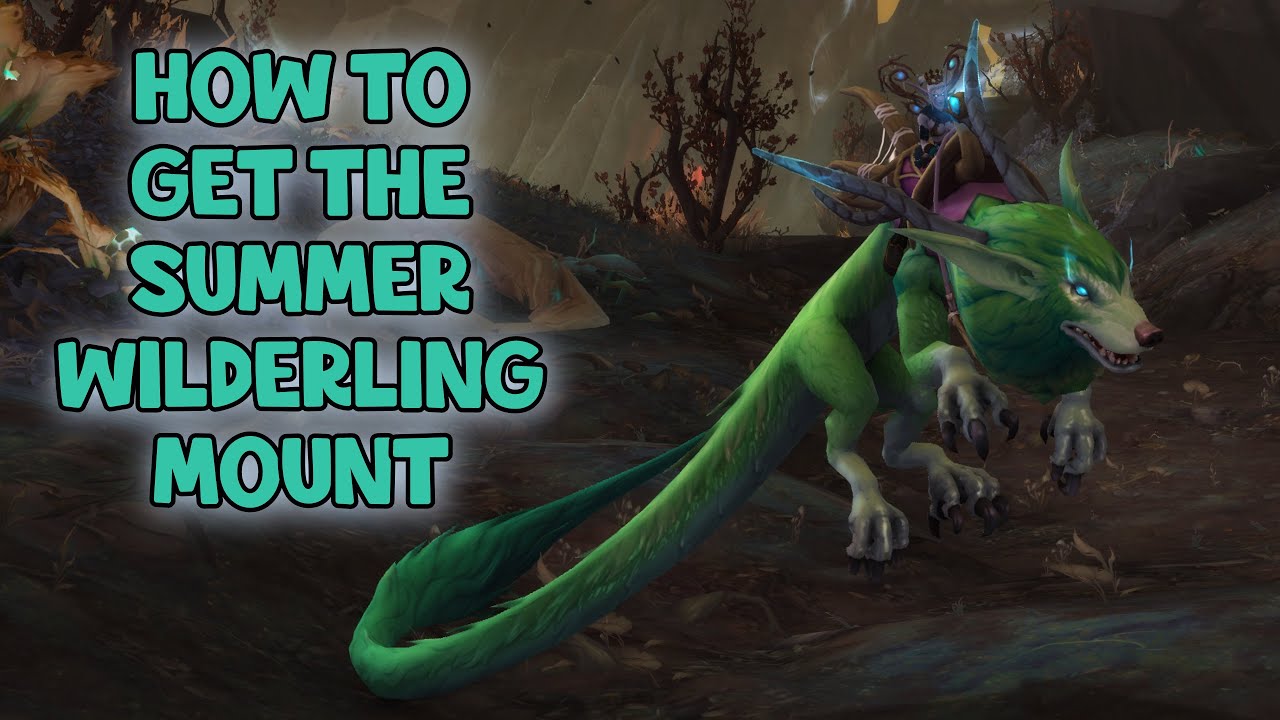 WoW Shadowlands 9.1 - How To Get The Summer Wilderling Mount | Escaped Wilderling Rare | Korthia ...