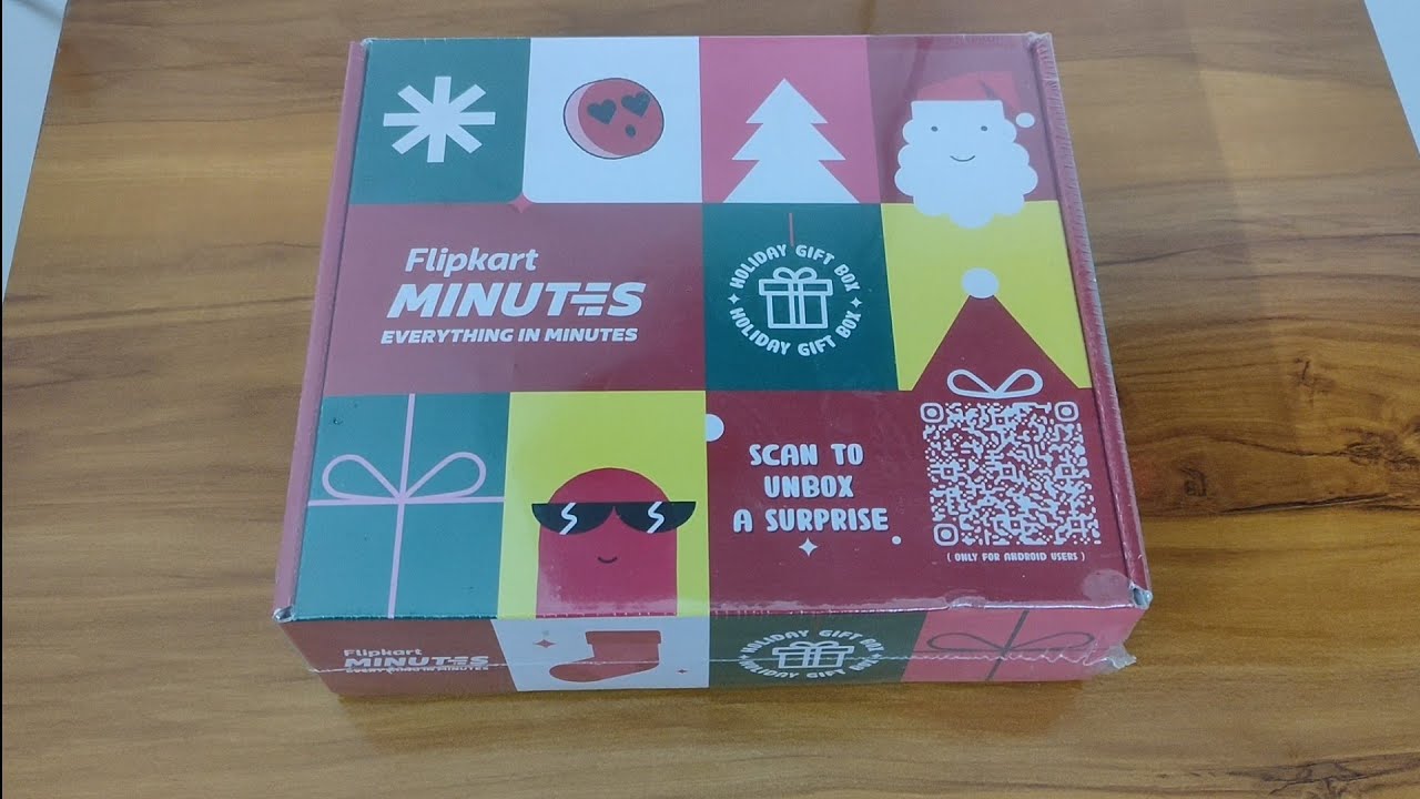 Holiday Gift Box By Flipkart Minutes Unboxing #flipkartminutes # ...