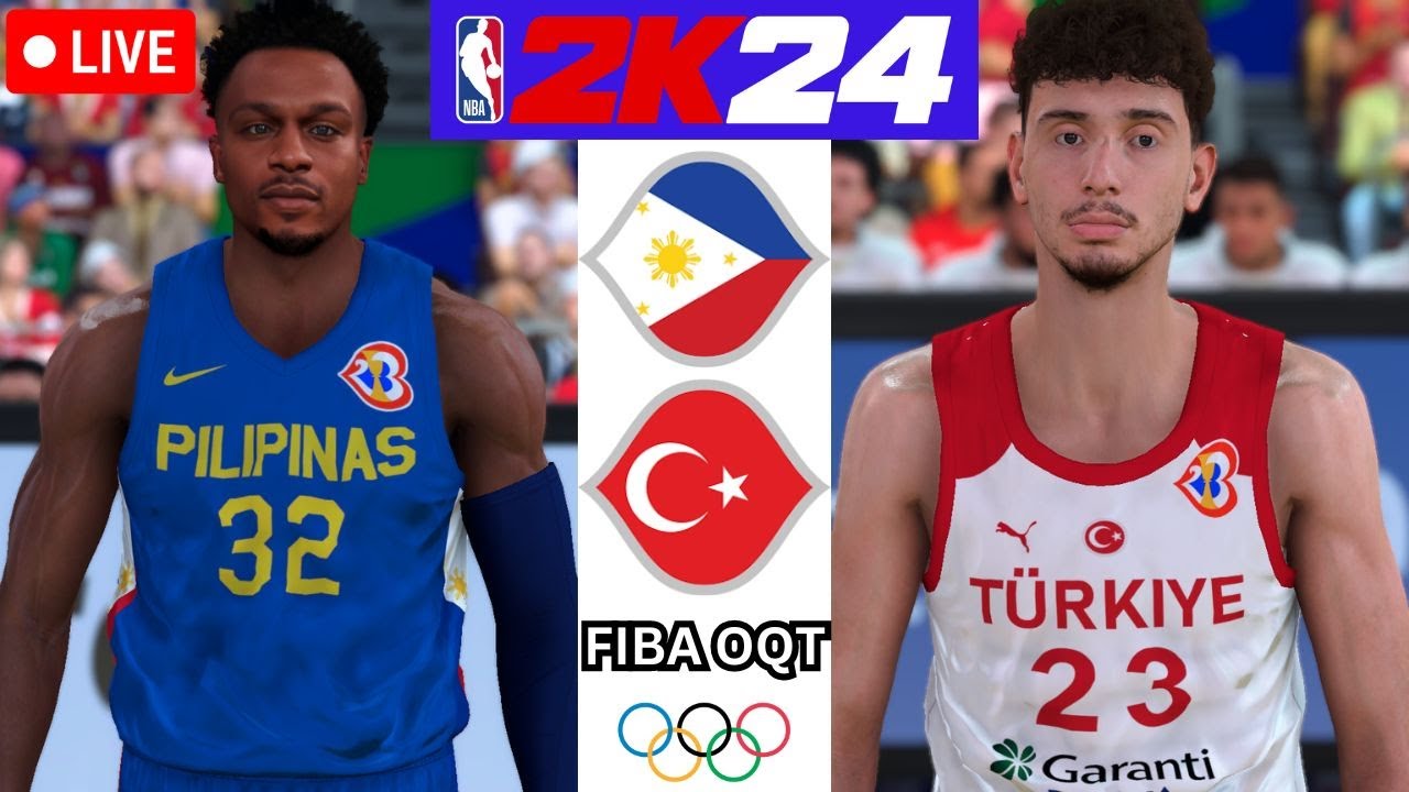 FIBA Olympic Qualifying Tournaments 2024 | GILAS PILIPINAS vs TURKEY ...