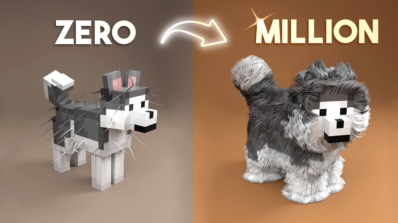 The Most Satisfying Minecraft 3D Simulations | Hair Physics, Water ...