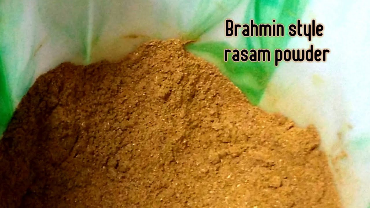 #rasampowder #chaarupodi Brahmin style rasam powder with perfect ...