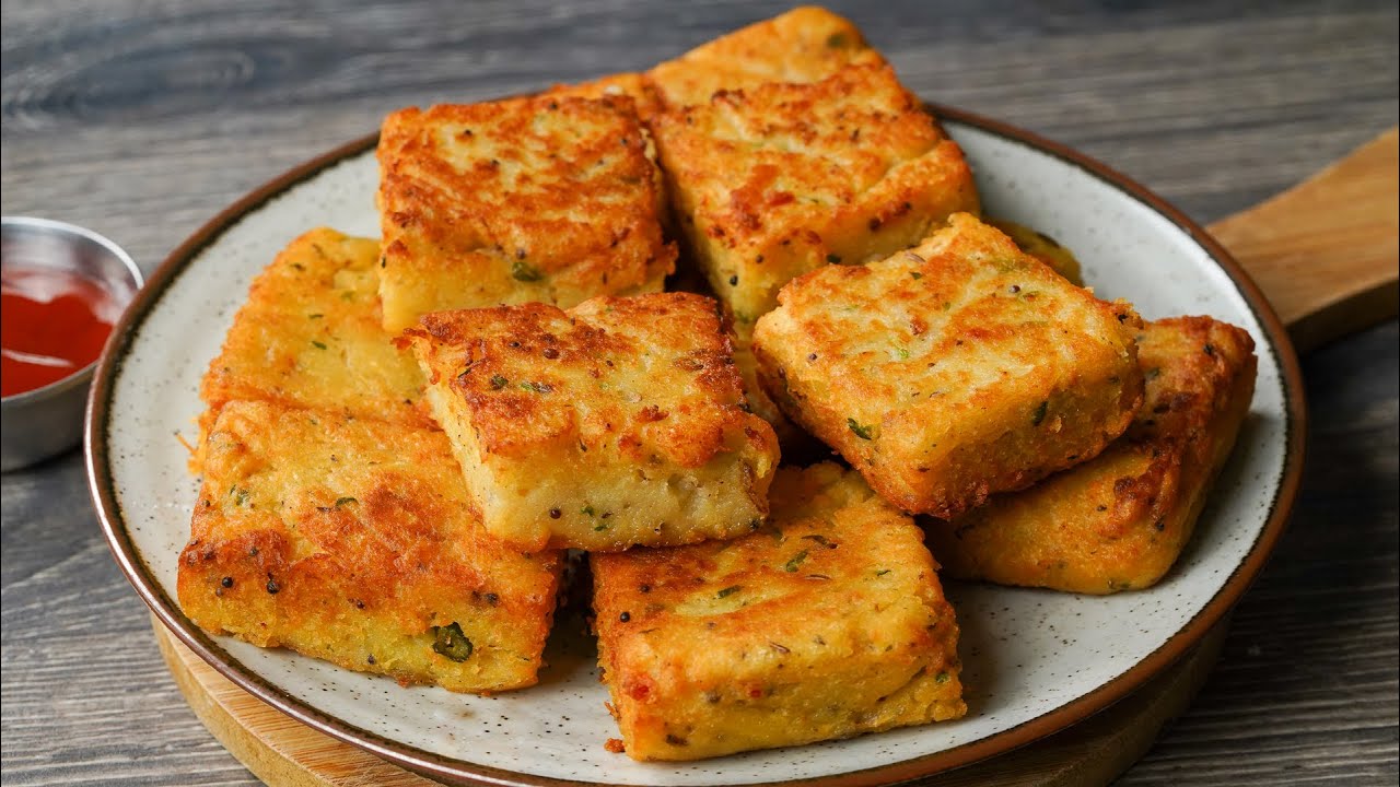 If You Have 1 Potatoes At Home, You Can Make This Aloo Square Snacks ...