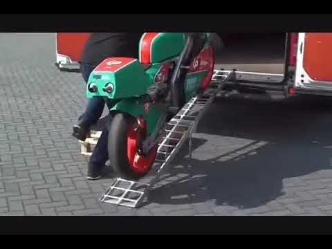 Трап алюминиевый для мотоцикла - YouTube