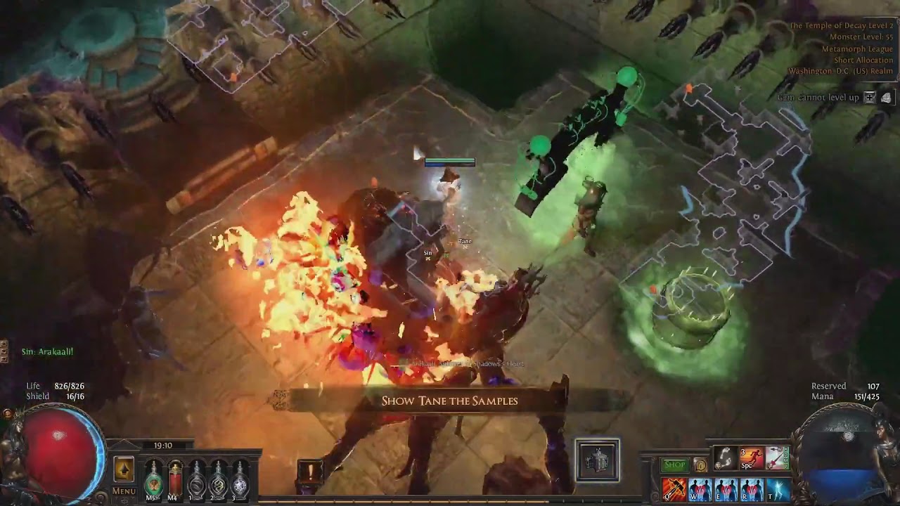 getting a fishing pole drop in path of exile - YouTube