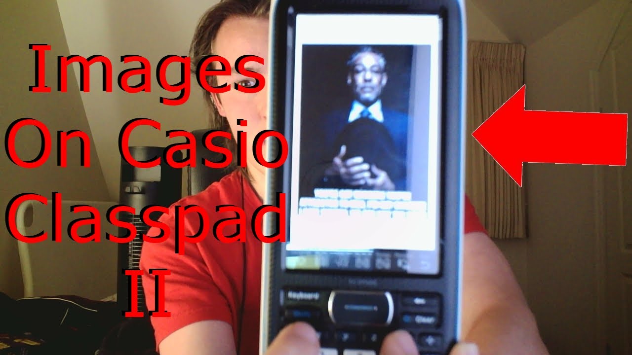 how to get images on a Casio calculator (Classpad II) - YouTube