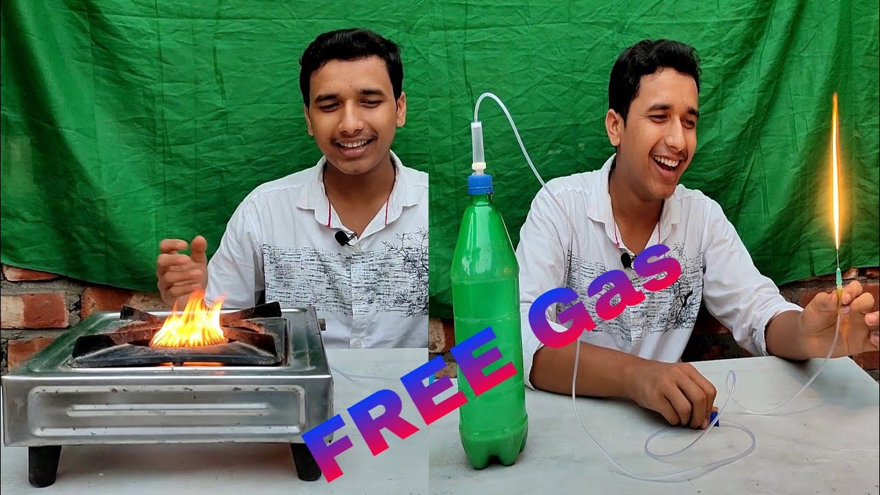 Free gas from calcium carbide and water - Has Torch DIy - YouTube
