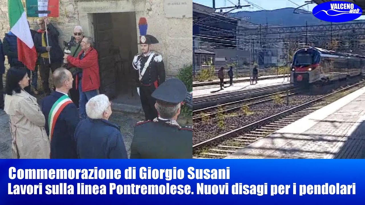 Commemorazione di Giorgio Susani Lavori sulla linea Pontremolese - YouTube
