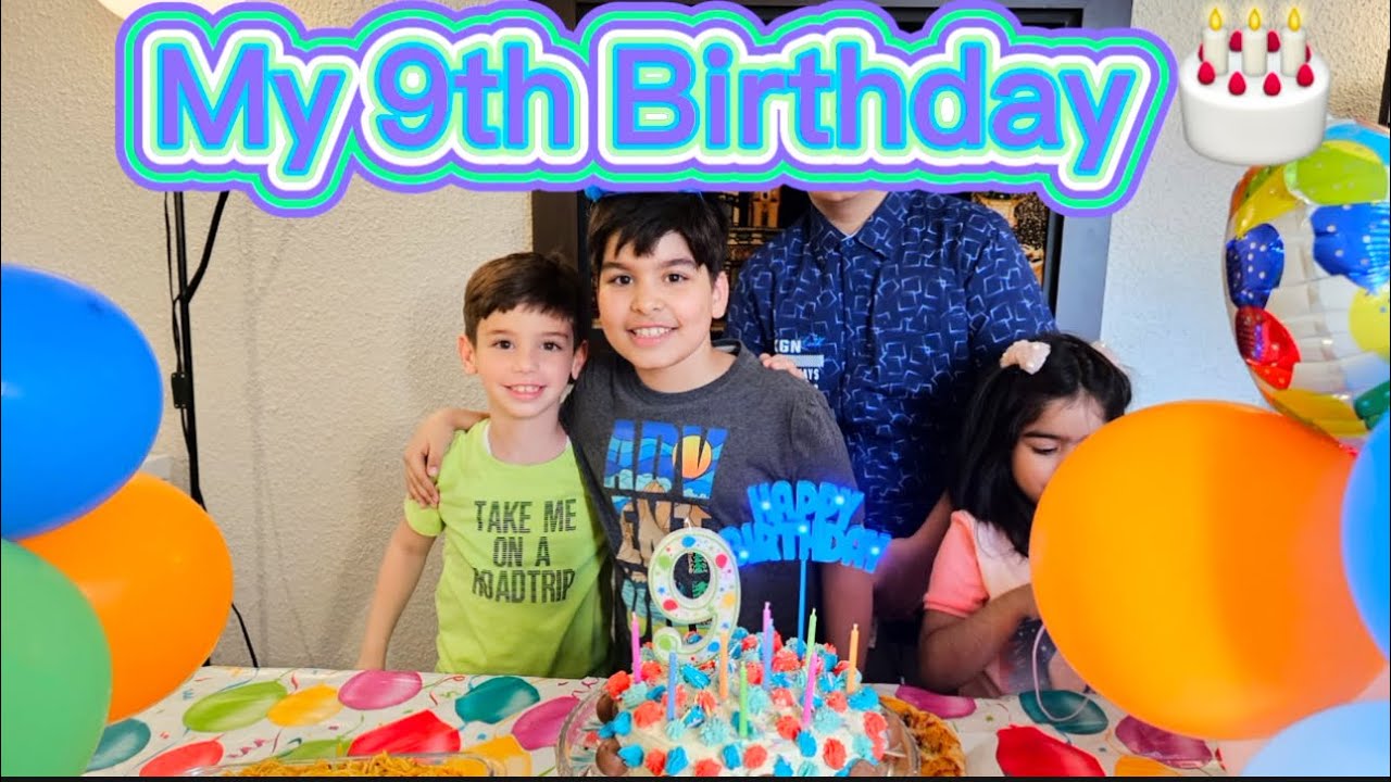 My 9th birthday | mini vlog - YouTube