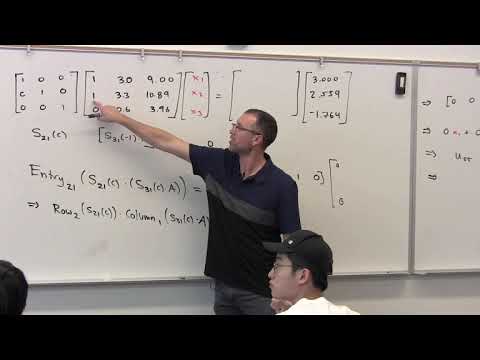 Applied Linear Algebra, Lesson 12, Video 13: Transform 3 by 3 to ...