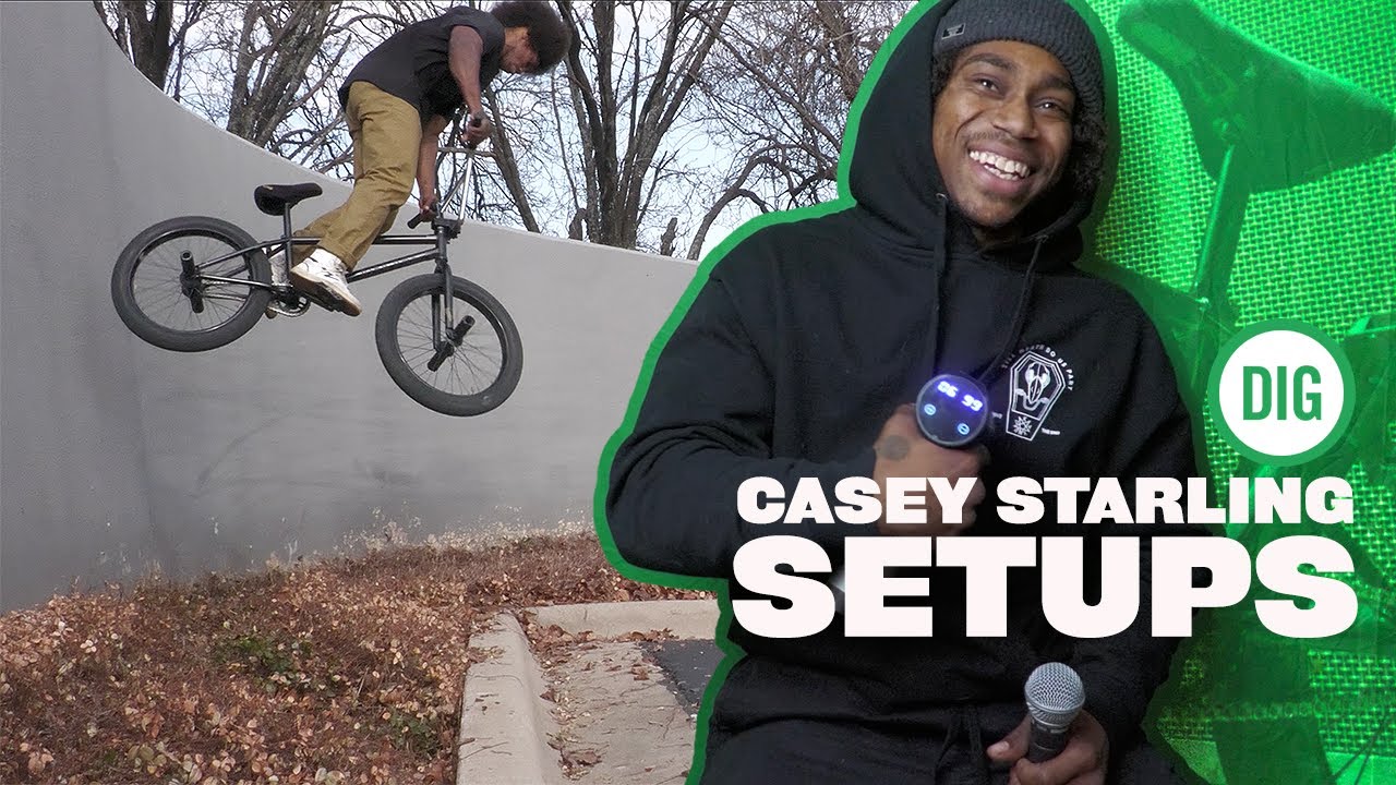 DIG SETUPS: CASEY STARLING Bike Check - YouTube