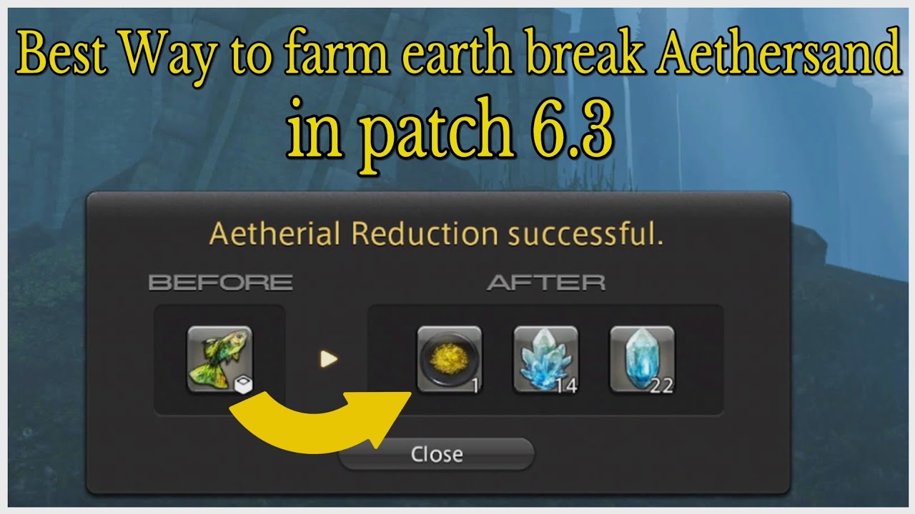 Best Way to farm earth break Aethersand - YouTube