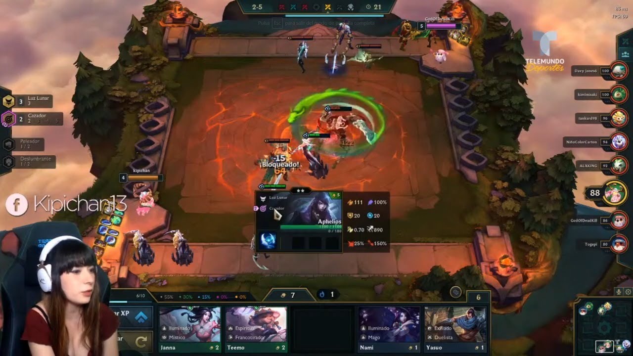 LIVE eSports | LoL | Team Fight Tactics Ranks! | Telemundo Deportes ...