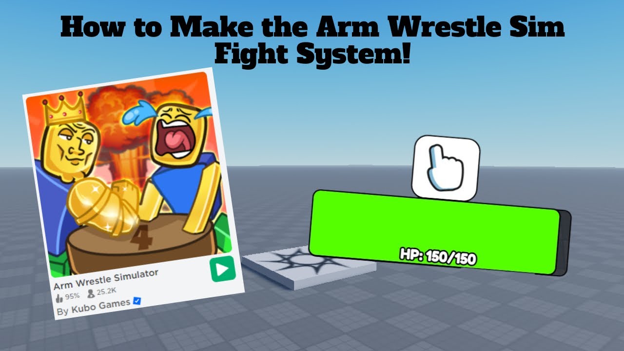 How to Make the Arm Wrestle Sim Fight System! Roblox Studio - YouTube