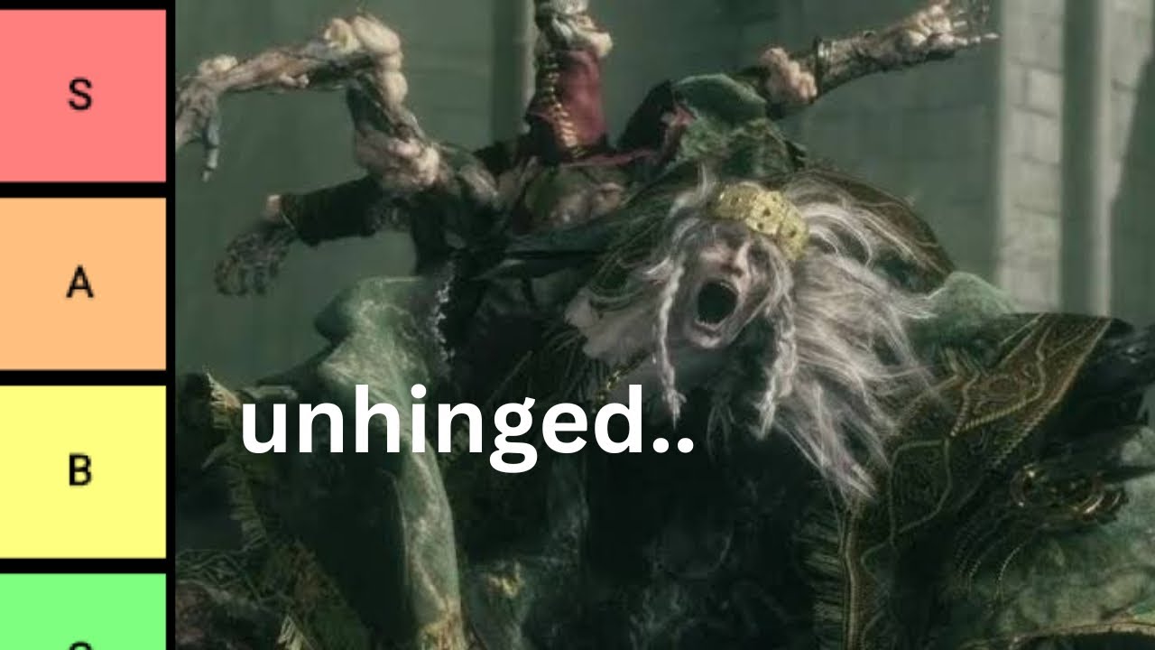 Ranking Elden Ring bosses by how unhinged they are - YouTube