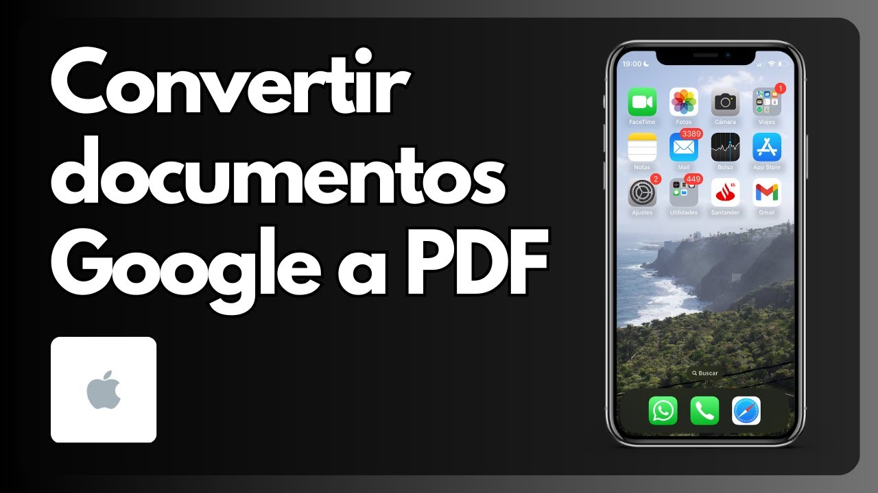 Cómo convertir documentos de Google a PDF - YouTube