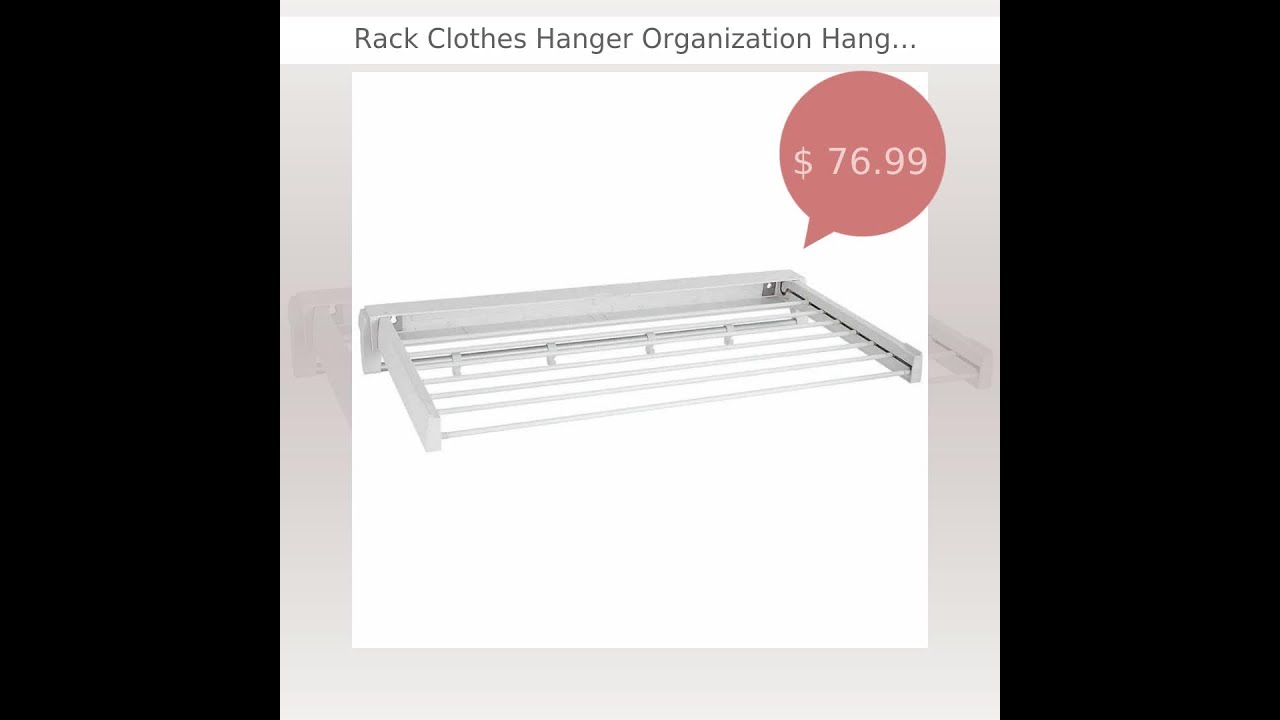 Rack Clothes Hanger Organization Hanger Invisible Retractable Wall ...