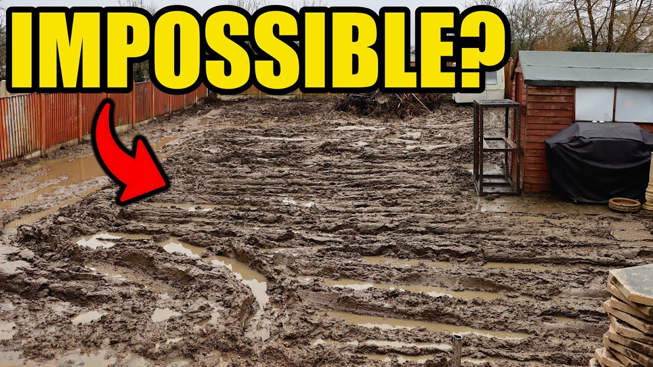 ULTIMATE DREAM CAR GARAGE BUILD | PART #5 | SEEDING A NEW LAWN FROM ...