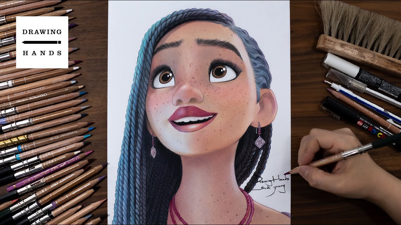 Drawing Wish - Asha [Drawing Hands] - YouTube