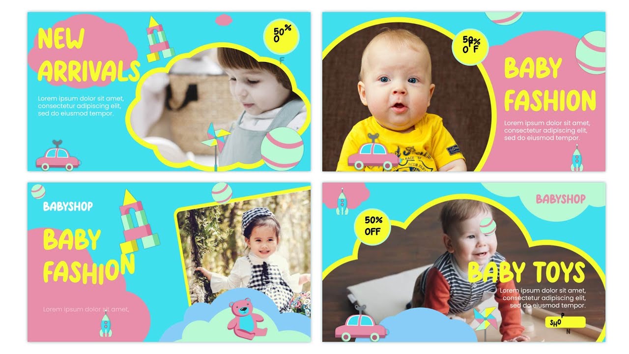 Cute Baby Fashion Slideshow | Download Video Animation | After Effects ...