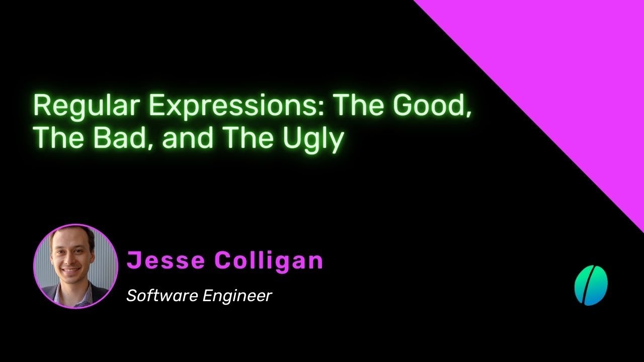 Regular Expressions: The Good, The Bad, and the Ugly - YouTube