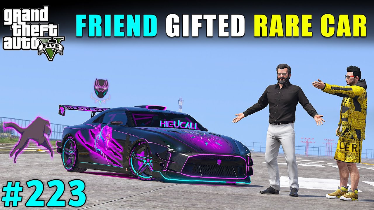 MICHAEL'S NEW LUXURY CAR AS A GIFT | GTA V GAMEPLAY #223 - YouTube