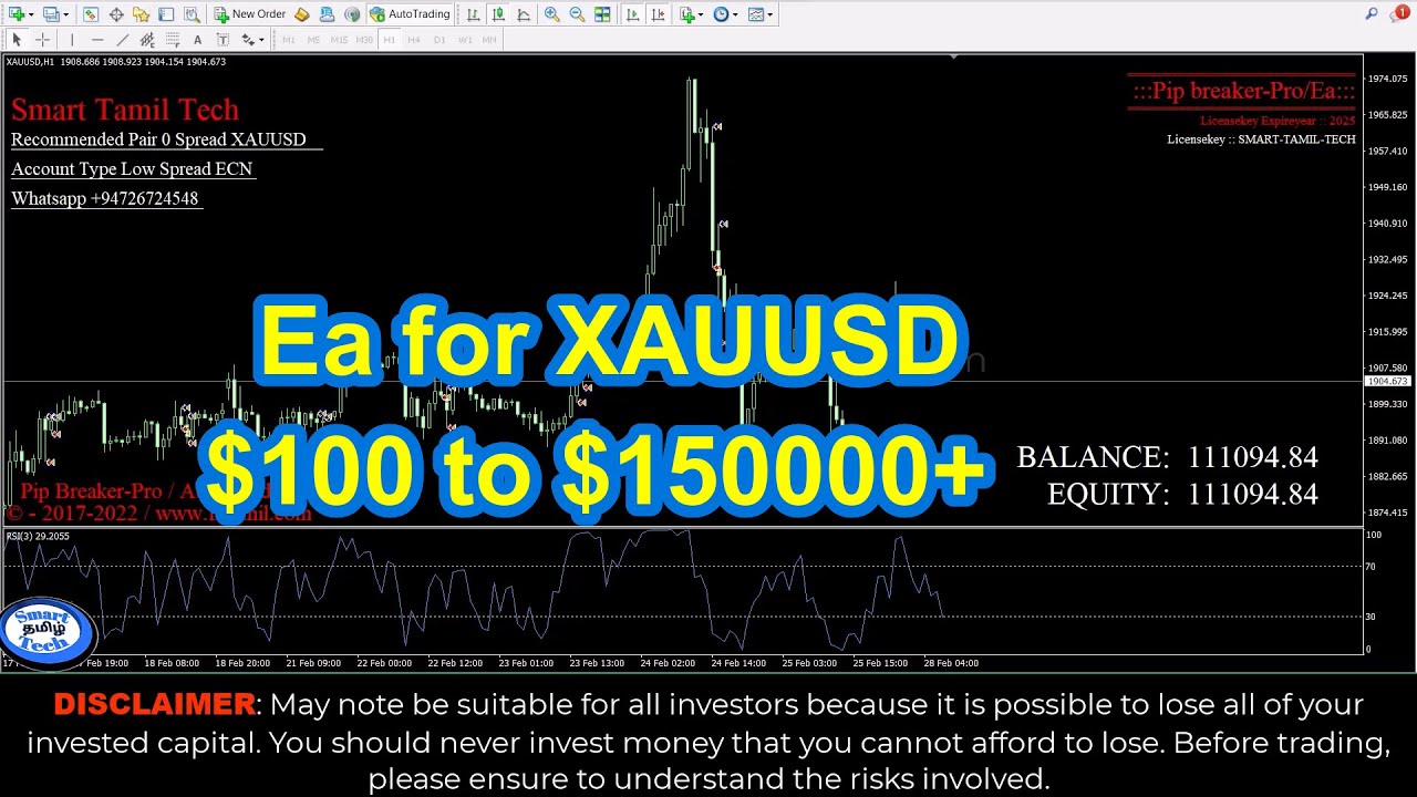 Pip Breaker Pro Auto Trading System for XAUUSD GOLD - YouTube