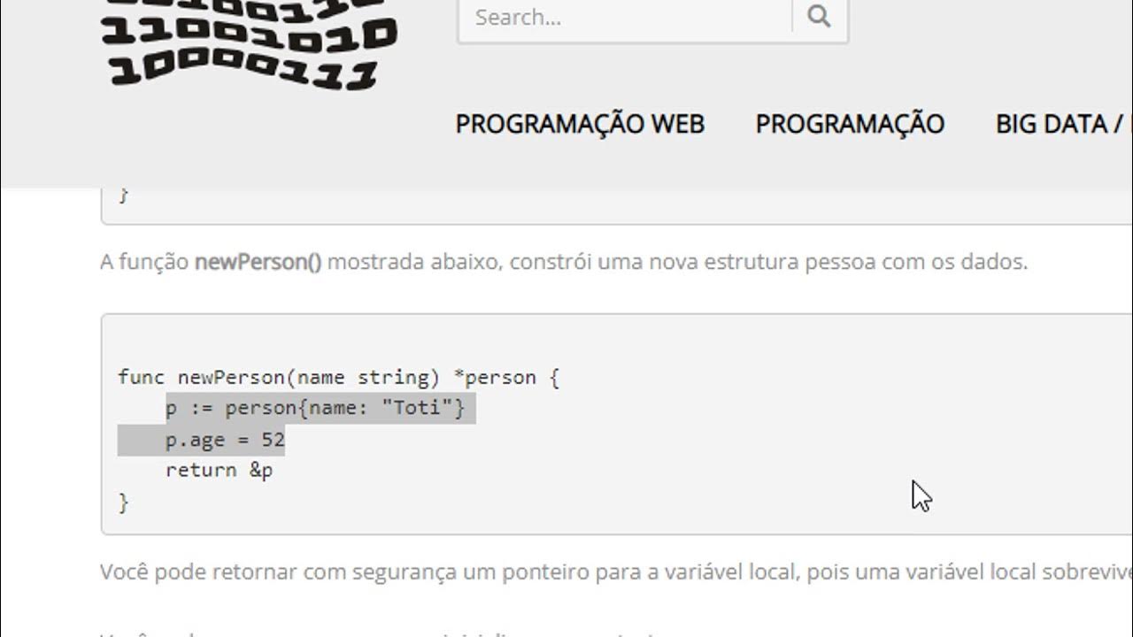 Aula 19 - Tutorial Golang - Structs - YouTube