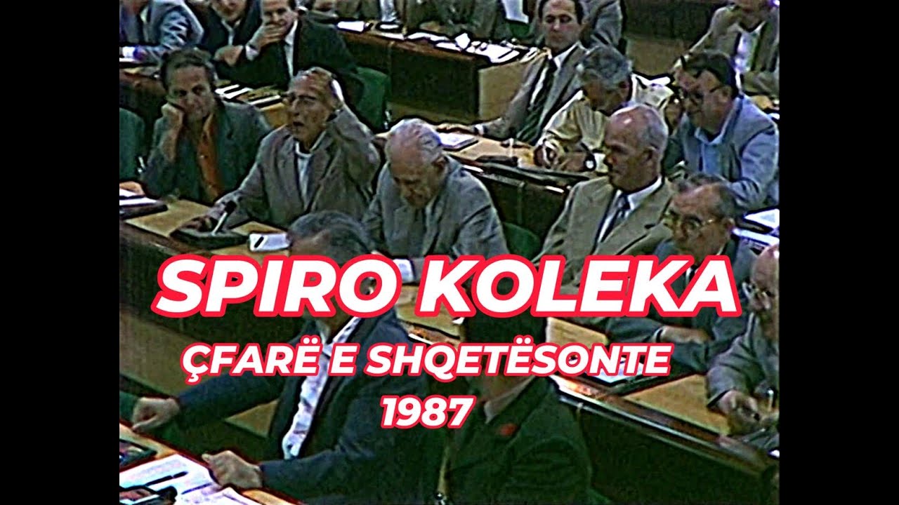 Spiro Koleka, çfarë e shqetesonte ne vitin 1987? #partiakomuniste # ...