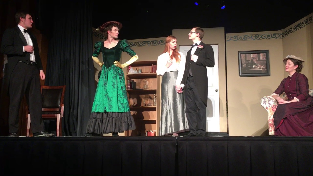 The Importance of Being Earnest Act III - MSOE Theatre Troupe, Dec 2016 ...