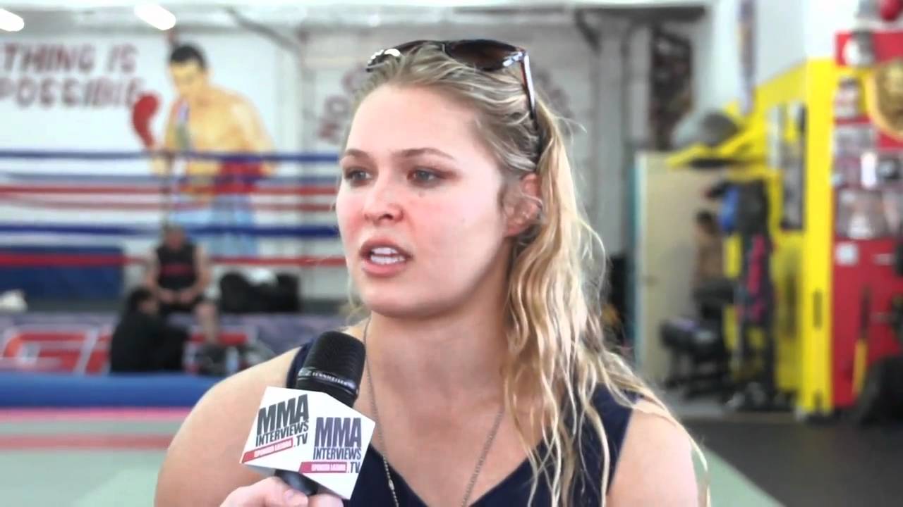 Ronda Rousey interview and training at Glendale Fighting Club - YouTube