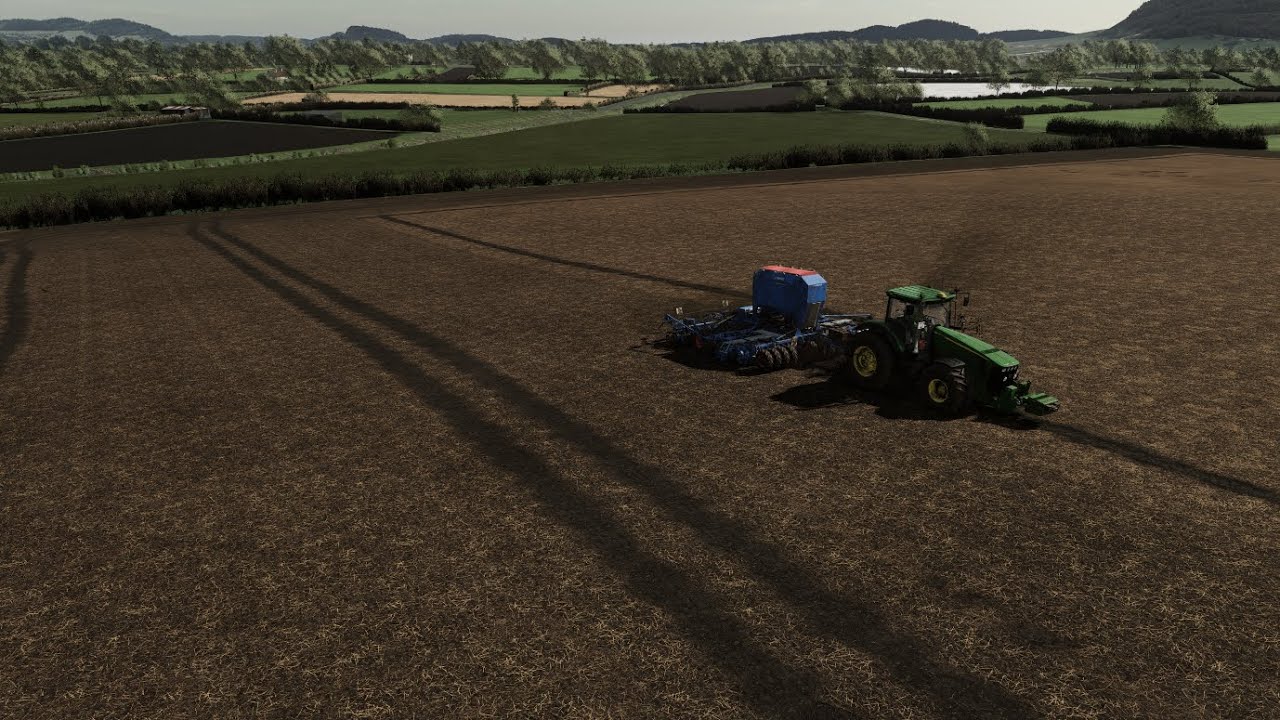 FS22 Court Farms Realistic Timelapse #1 | Sowing with the Deere - YouTube