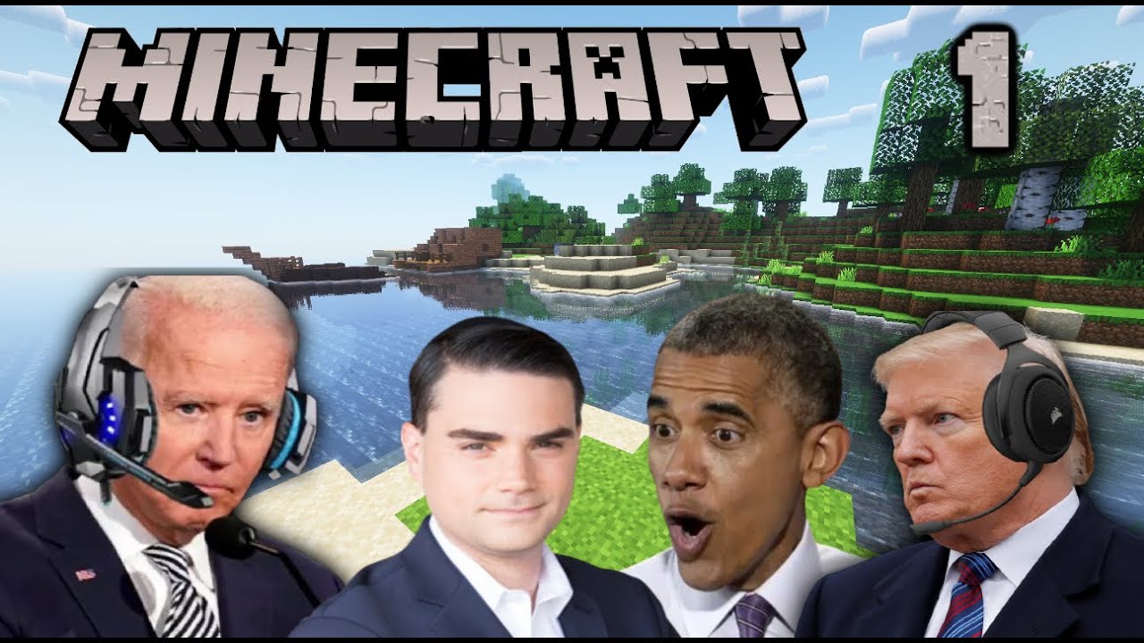 Presidents Play Minecraft (facecam) *parody* - YouTube