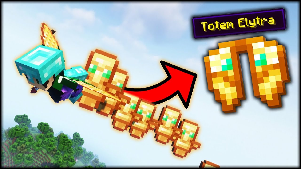 Este MOD de MINECRAFT añade ELYTRAS CUSTOM SUPER OP 😱 - YouTube