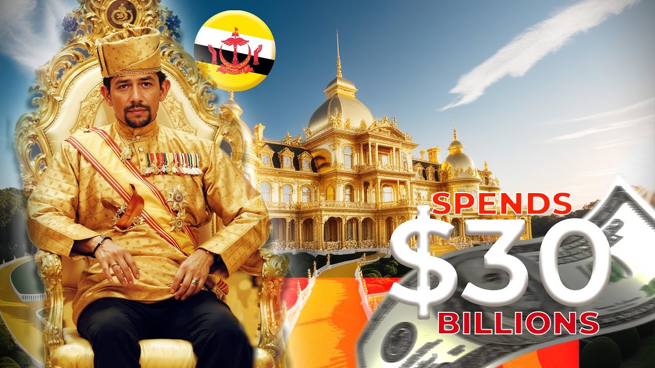 Gold Palaces & Exotic Cars: How the Sultan of Brunei Lives! - YouTube
