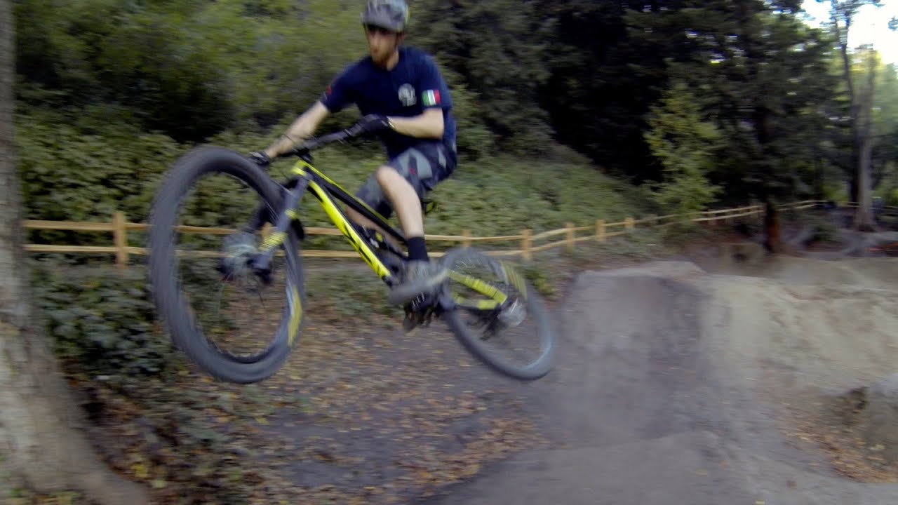 New Santa Cruz Harvey West Pump Track by Drone - YouTube