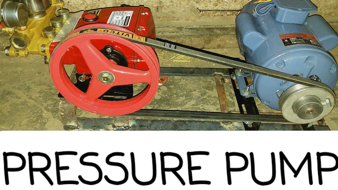 pressure pump with motor complete - YouTube