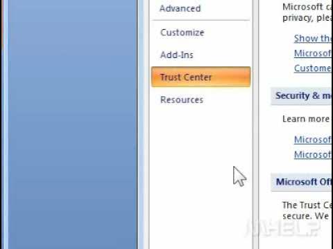 How to enable Macros when using PowerPoint - YouTube