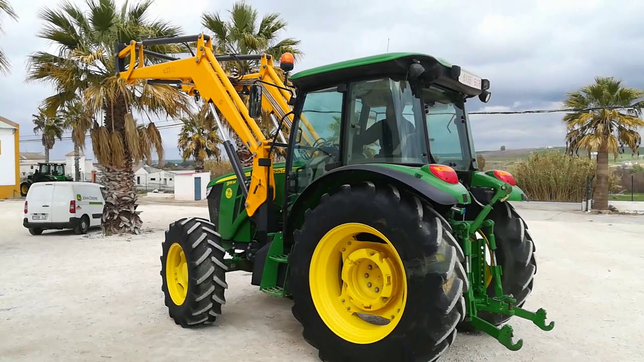 Tractor con pala John Deere 5115M | AgroAnuncios.es - YouTube
