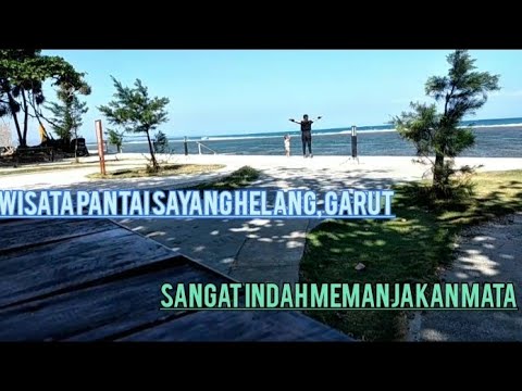 pantai sayang helang || pantai keren di garut selatan - YouTube