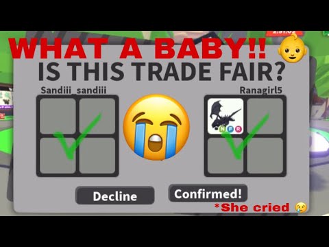 SCAMMING My LITTLE Sister In Roblox Adopt Me! 😎😡 *she cried* - YouTube