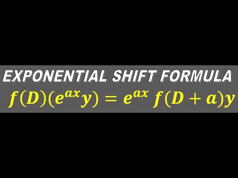 CHAPTER 8-VIDEO 3) Exponential Shift Formula for Higher Order ...