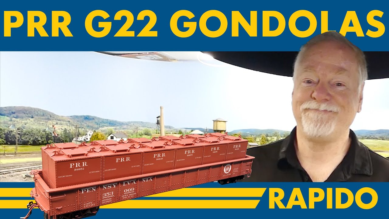 Pennsylvania Railroad G22 Gondolas! - YouTube