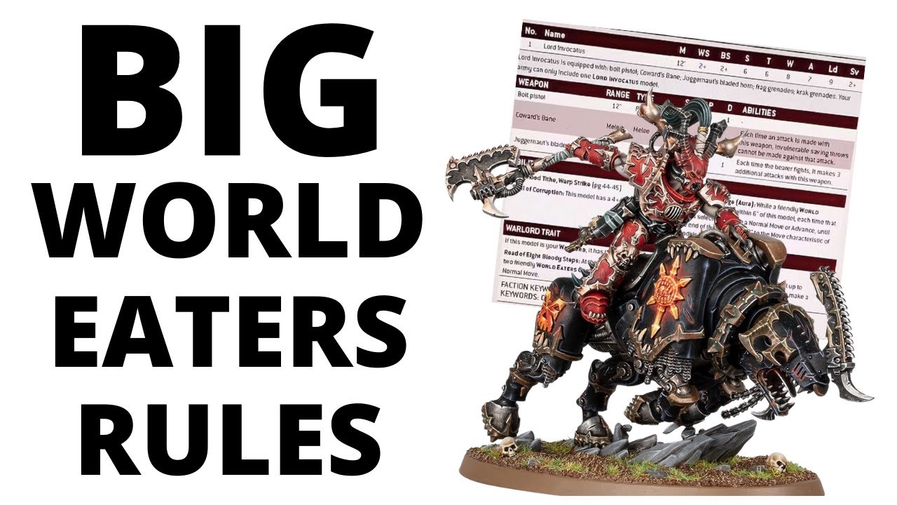 So Lord Invocatus allows FIRST TURN CHARGES with Eightbound? World ...