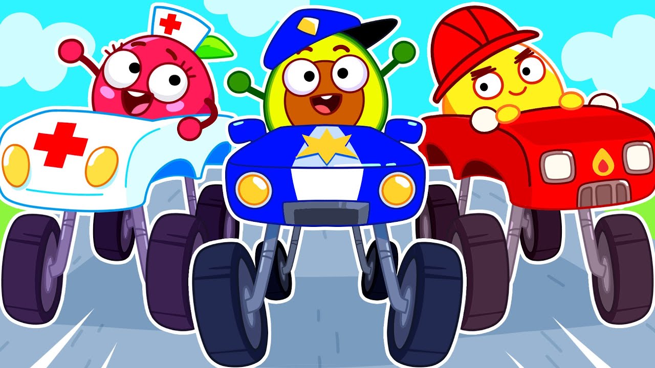 Where Is My Siren?! 🚨 🚓Super Police Car Song 👨‍ ️ II Kids Songs by ...