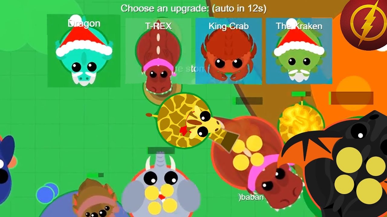Mope.io Giraffe Destroying Top Animals!!! - YouTube