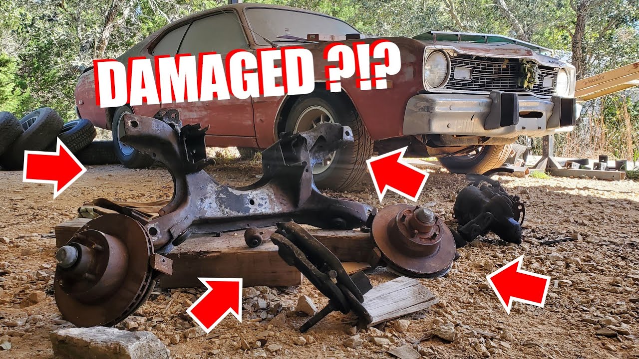 HORRIBLE Mopar A-Body K-Frame , Removing Suspension Steering The Hard ...