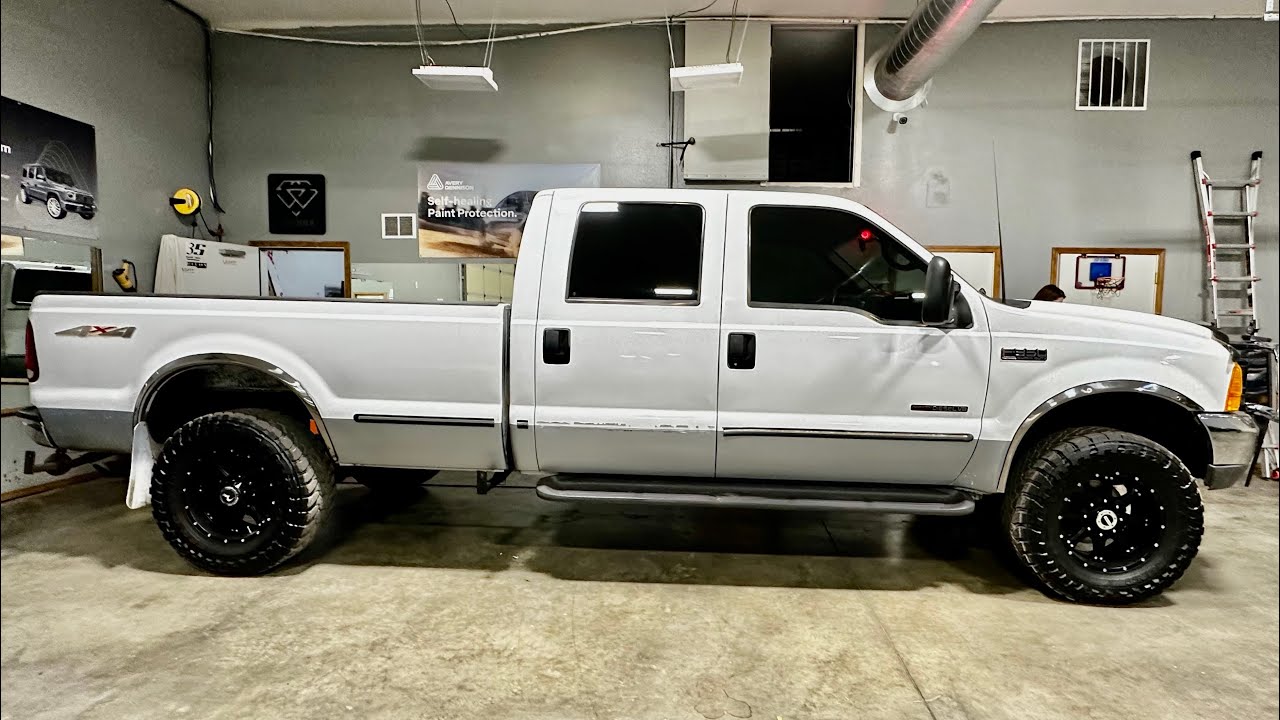1999 Ford F350. 7.3 6 speed manual project - YouTube