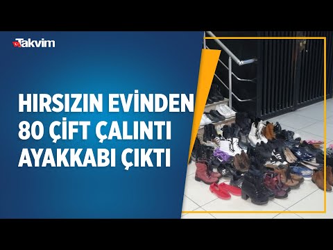 Her girdiği apartmanda çuvallar dolusu çaldı! Hırsızın evinden 80 çift çalıntı ayakkabı çıktı