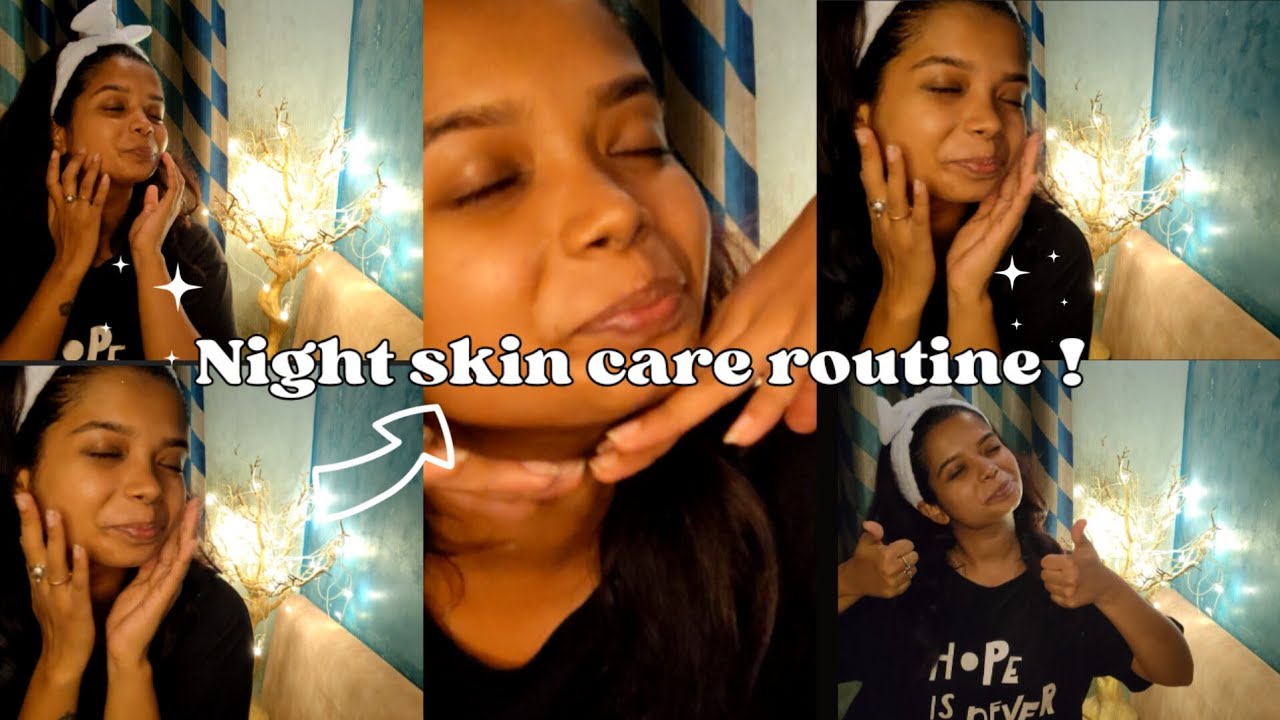 My night time skin care routine 🫶🏻🎀.#skincare #skincareroutine # ...