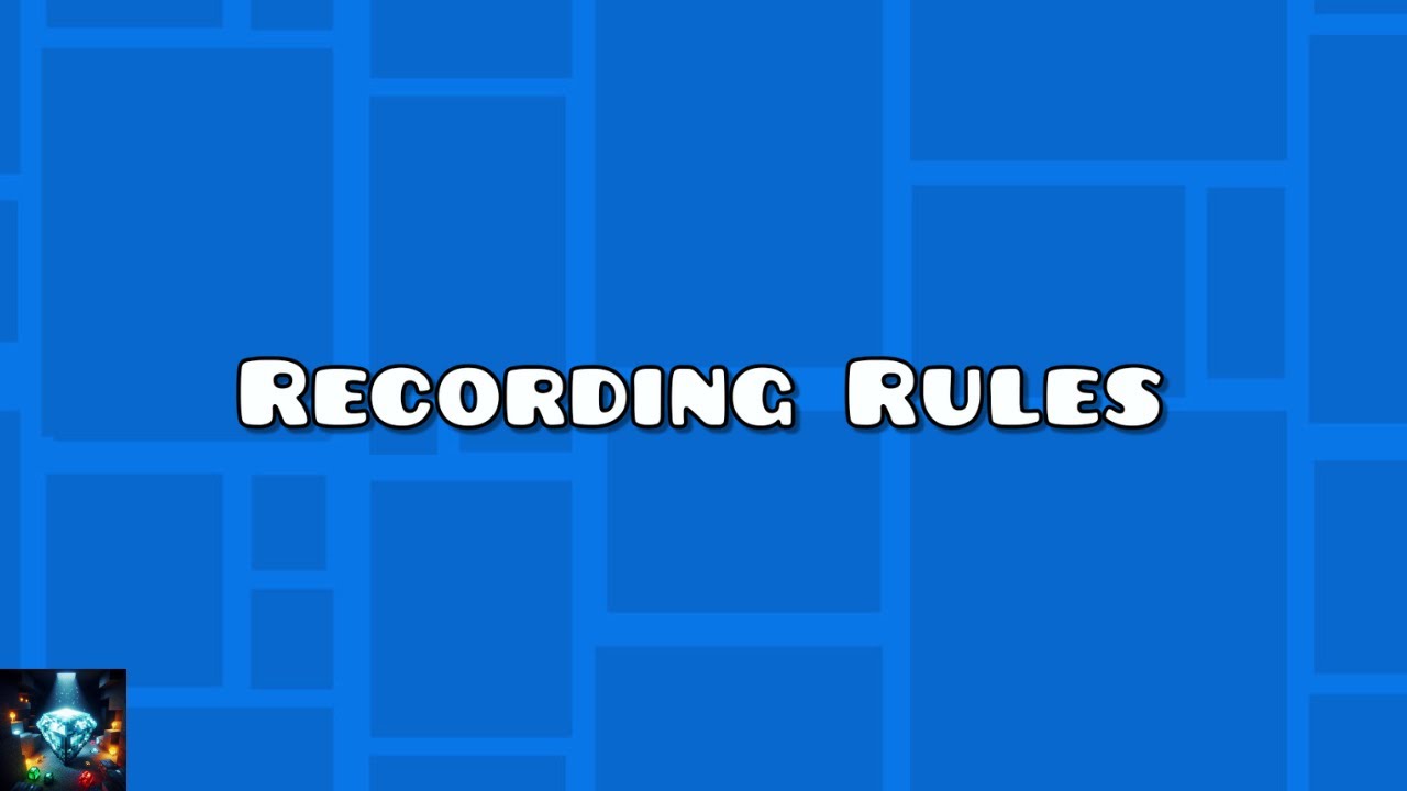 Recording Rules & Tips | Gamer's Diamond - YouTube